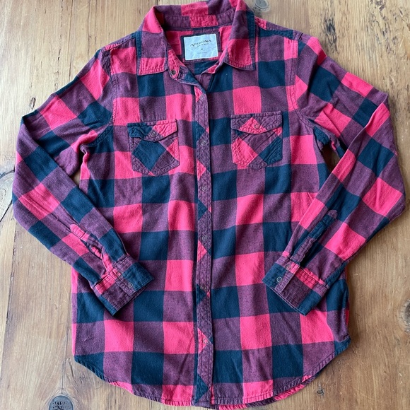 Arizona Jean Company | Tops | Arizona Jeans Co Flannel Button Down | Poshmark
